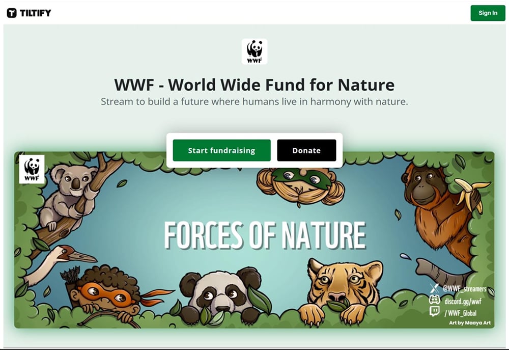 WWF Streaming Fundraiser Toolkit | WWF