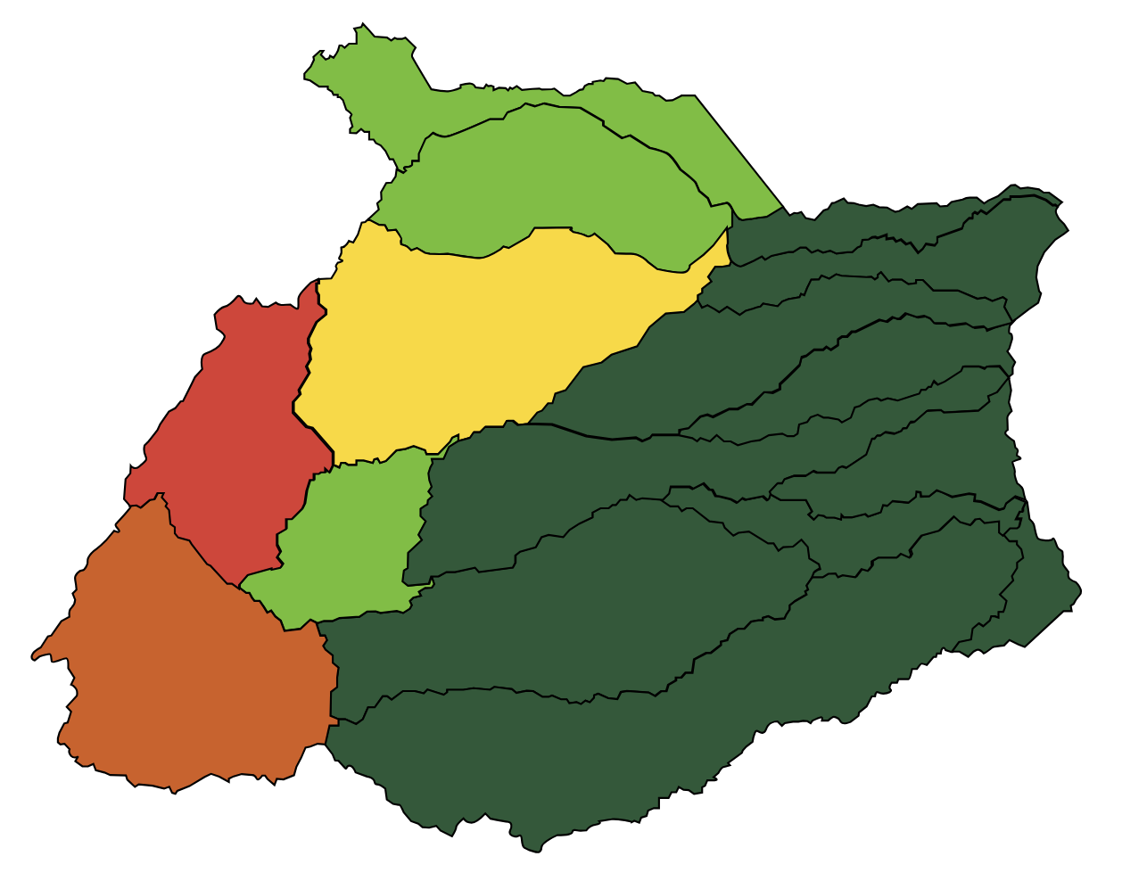 Map Of The Orinoco Basin The Data For The Present Study