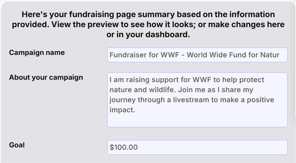 WWF Streaming Fundraiser Toolkit | WWF