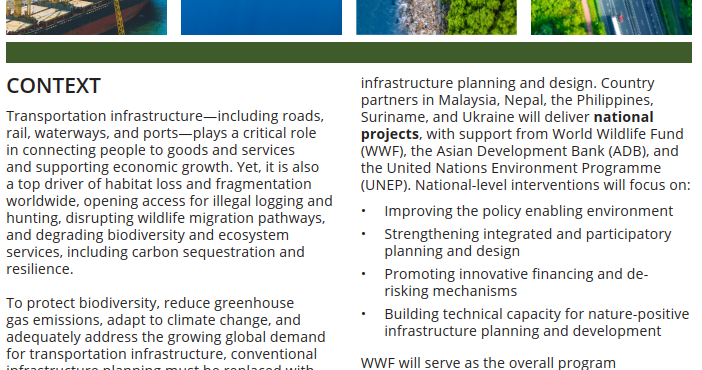 GRID IP Project Overview | World Wildlife Fund