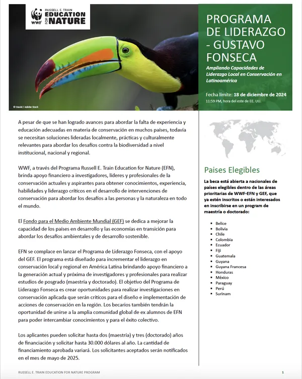 Fonseca SP Guidelines 2025 | World Wildlife Fund