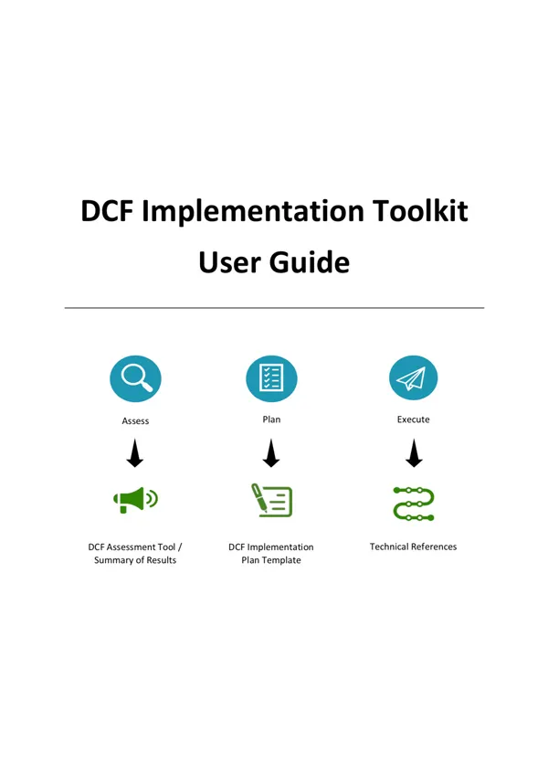 DCF Implementation Toolkit User Guide | World Wildlife Fund